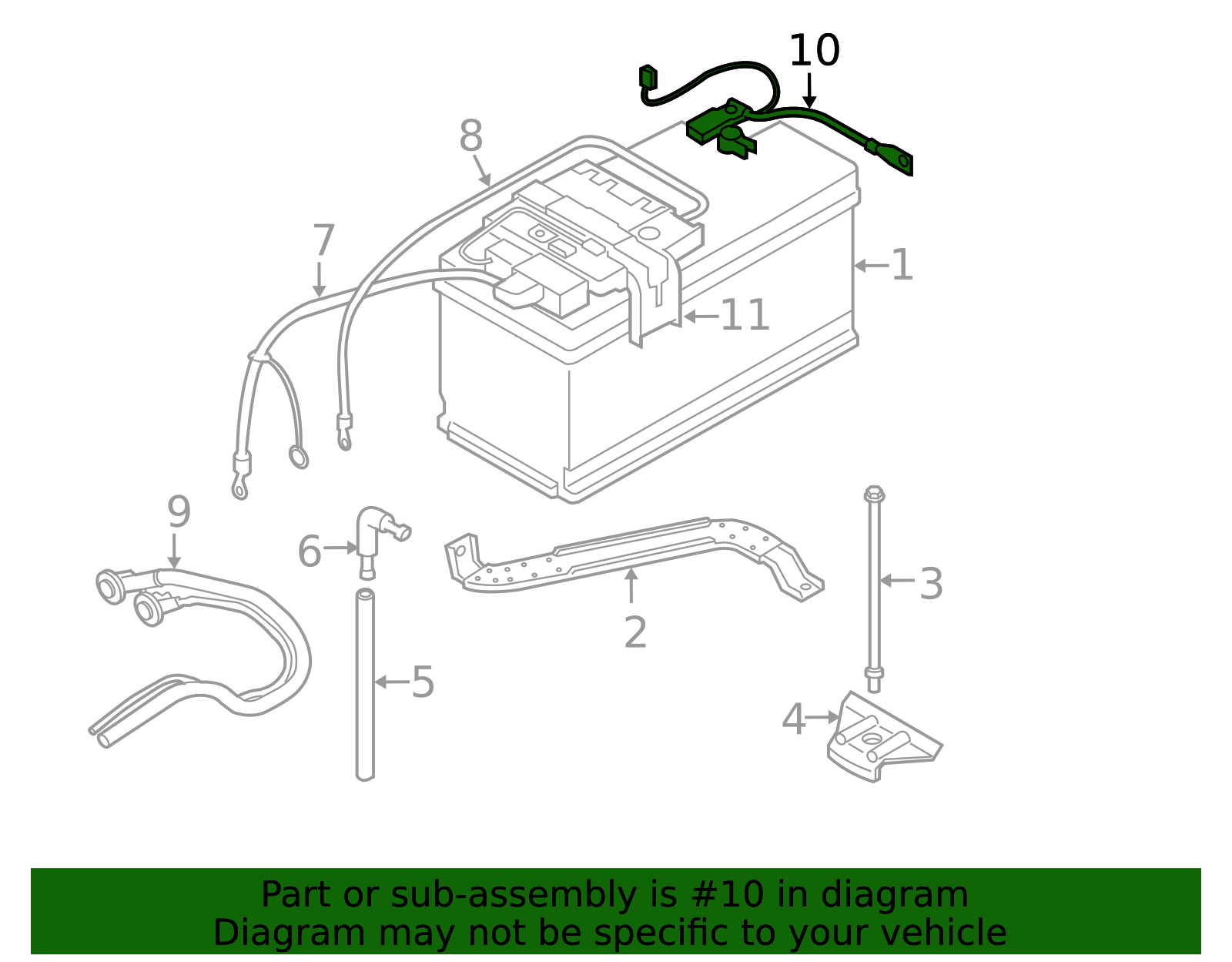 Genuine Negative Cable for 2006-2025 BMW | OEM Part# 61-12-9-255-047 ...