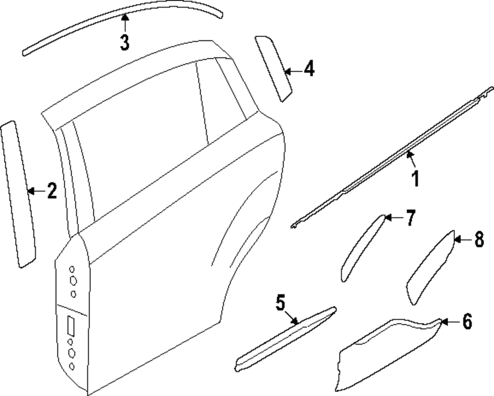 2024-2025 Subaru Crosstrek Wheel Flare 91112FN29A | Subaru Parts For You