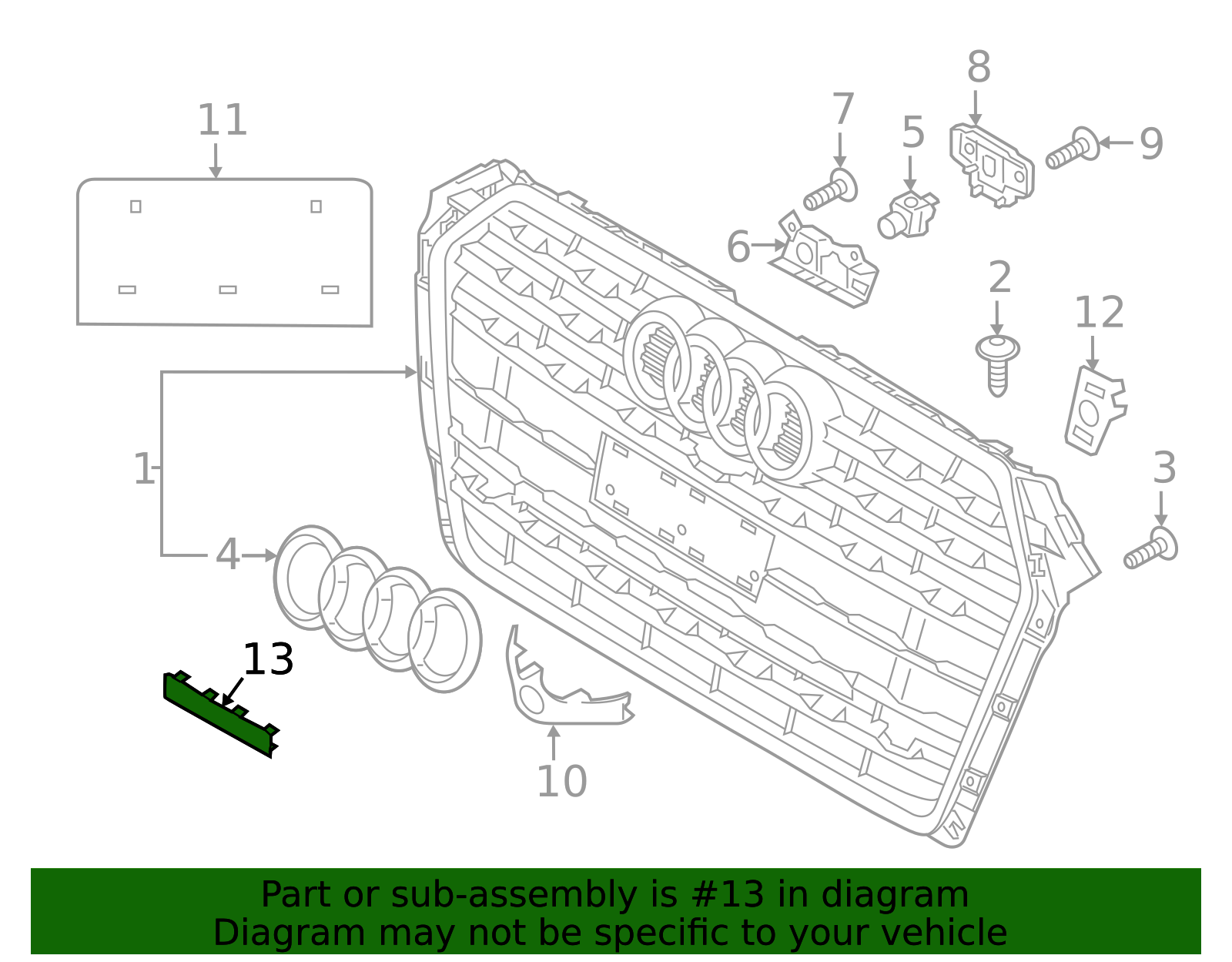 Grille Molding - Sleek OEM Front End Finish | AutoNation Parts