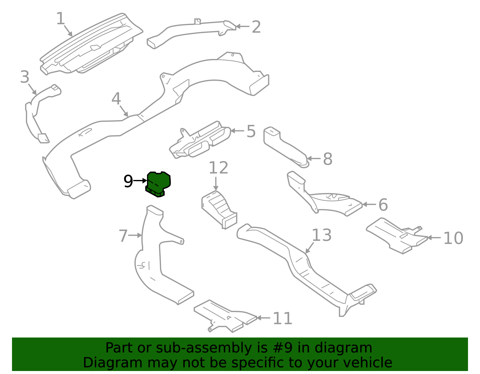27831-6CA0A - HVAC Duct Adapter Official Nissan Parts Store