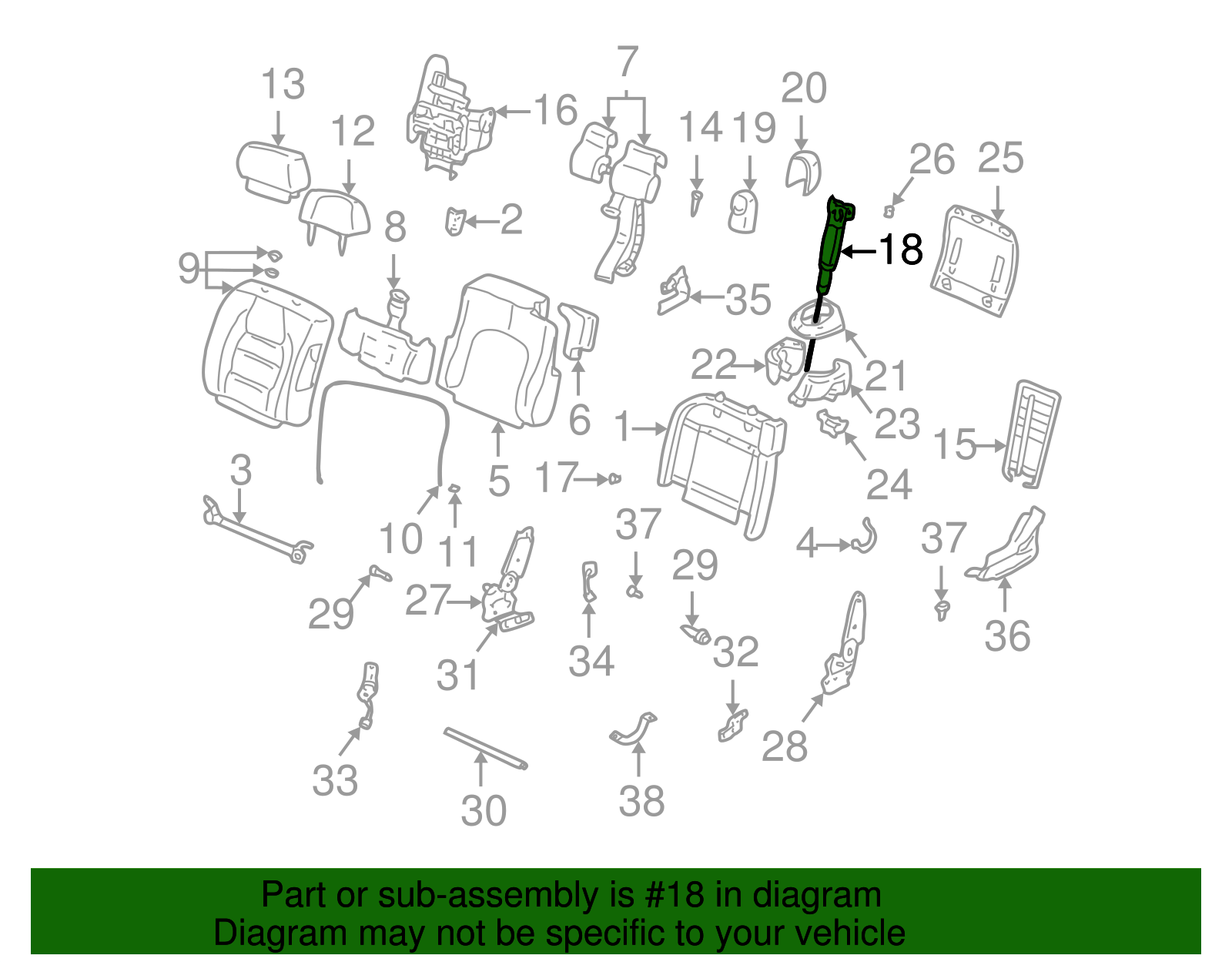 2000-2002 Cadillac DeVille Adjuster 16836855 | Shop Matick Buick GMC
