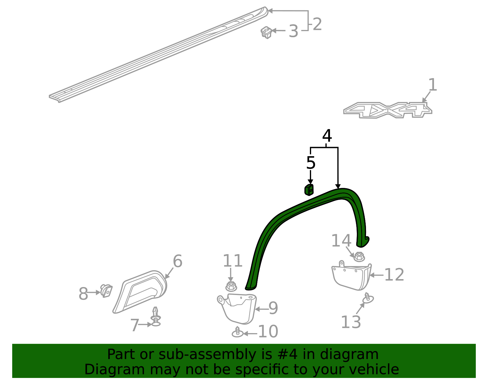 2020-2025 GMC Sierra 3500 HD Wheel Opening Molding 84975140 | Capital ...
