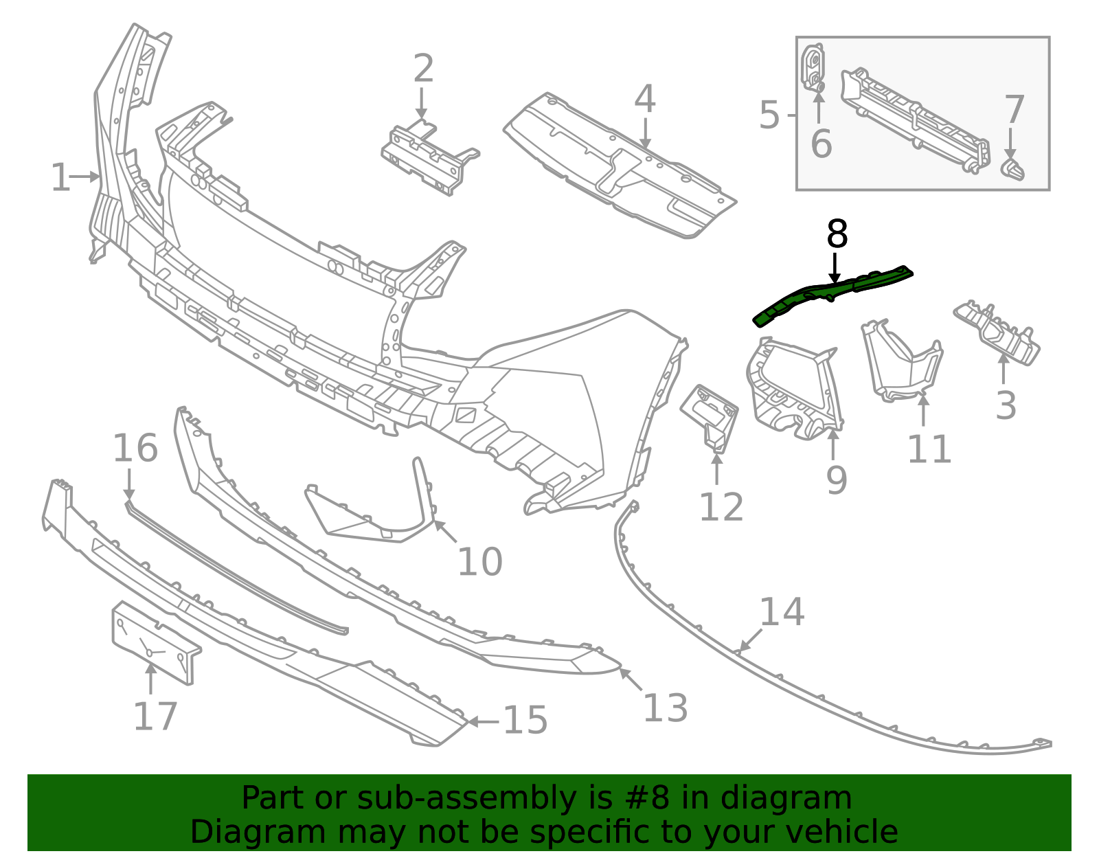 2025 Hyundai Tucson Bumper Bracket 865E1-CW500 | OEM Parts Online