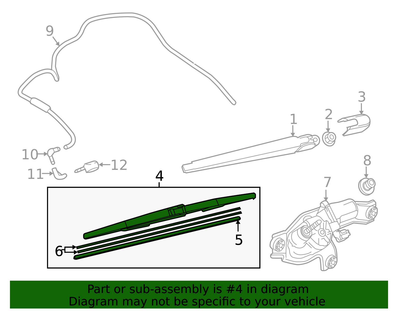 2013-2025 Mazda CX-5 Wiper Blade KD47-67-330 | OEM Parts Online