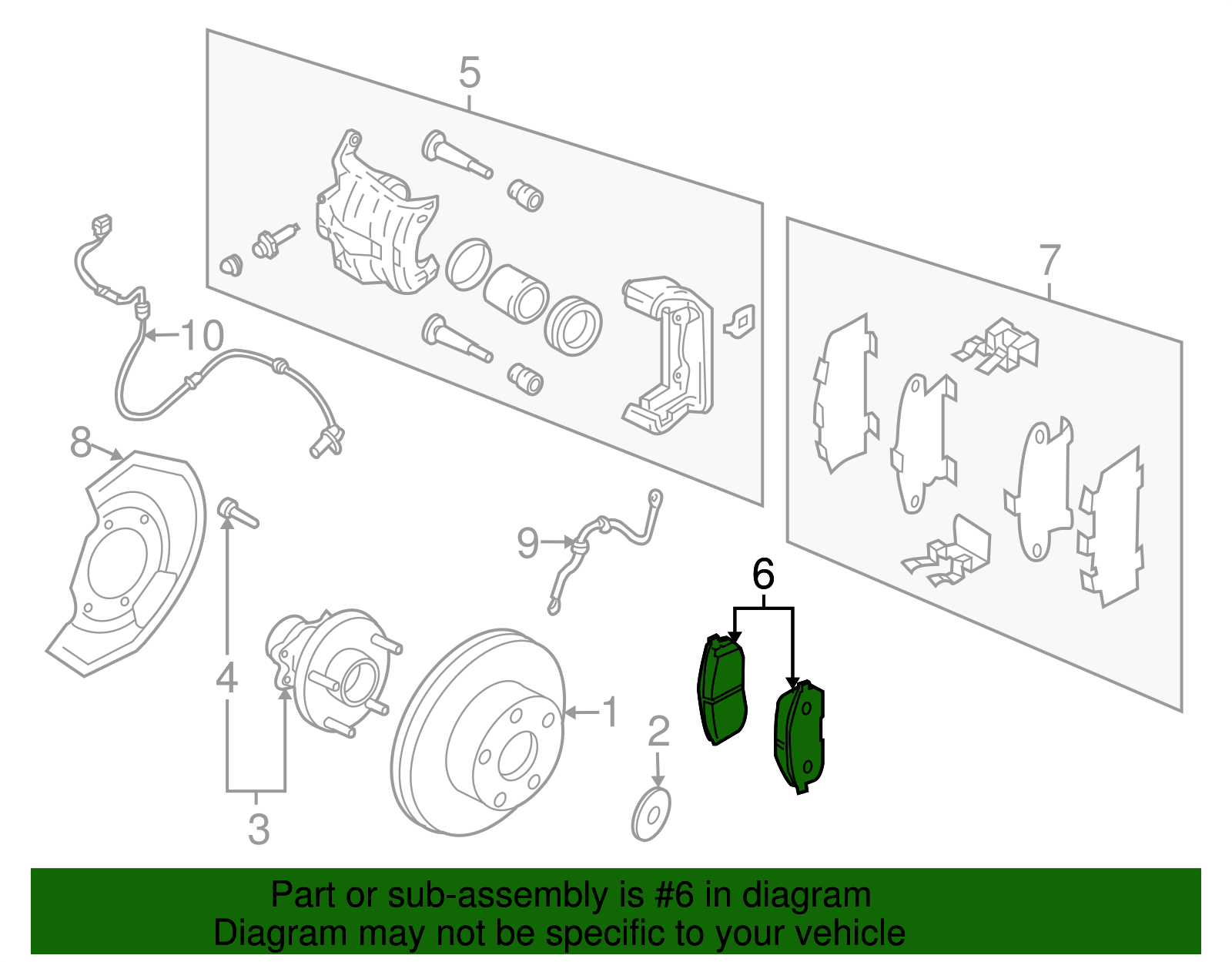 D1060-CA093 - Brake Pads Front - 2003-2010 Nissan | Nissan OEM Parts Direct