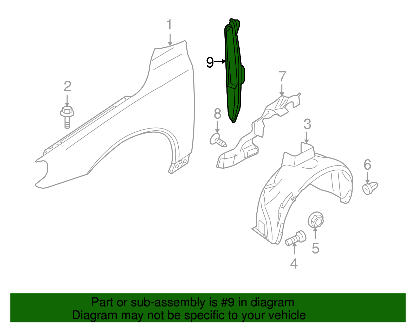 30796901 - Rear Seal - 2007-2016 Volvo | Volvo OEM Parts Direct