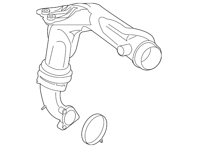 2014-2019 Ford Fiesta Engine Air Intake Hose CN1Z-9C675-A | Ford OEM ...