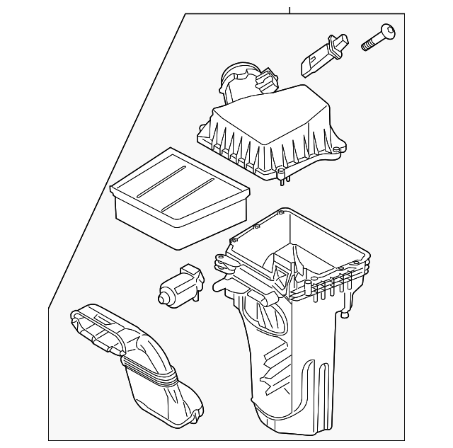 2014-2019 Ford Fiesta | Air Cleaner Assembly | D2BZ-9600-A | Walls ...