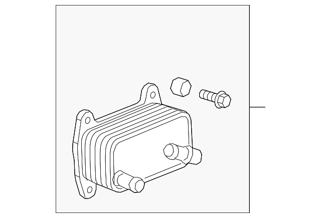 2019-2020 Cadillac CT6 Engine Oil Cooler 12693957 | Capital Chevy Parts