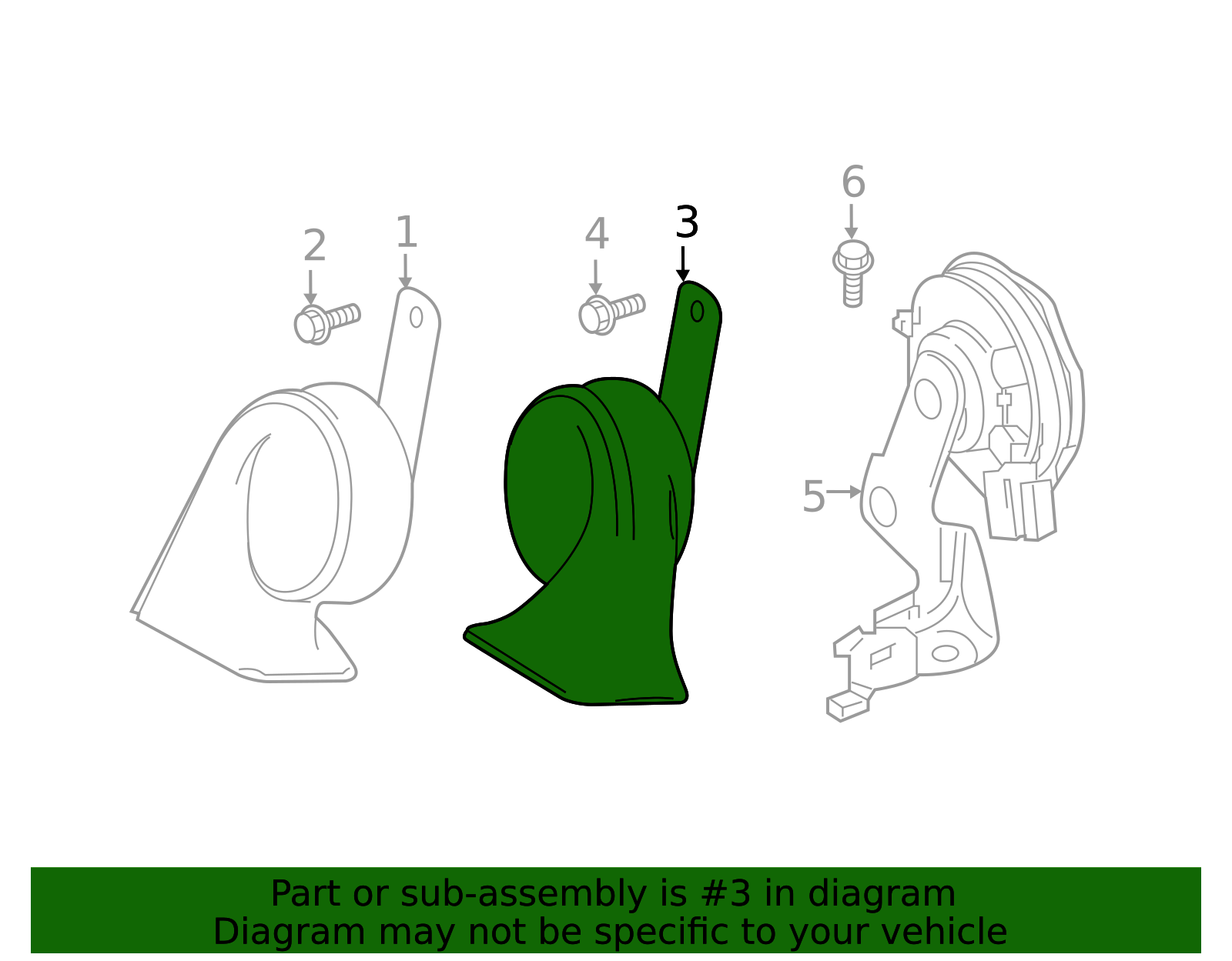 86520-30670 - 2013-2024 Lexus - Low Note Horn | My L Parts