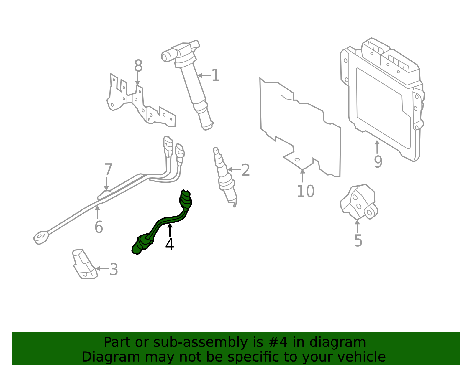 39310-3F010 - Crankshaft Position Sensor 2009-2017 Kia | Kia.Parts Store