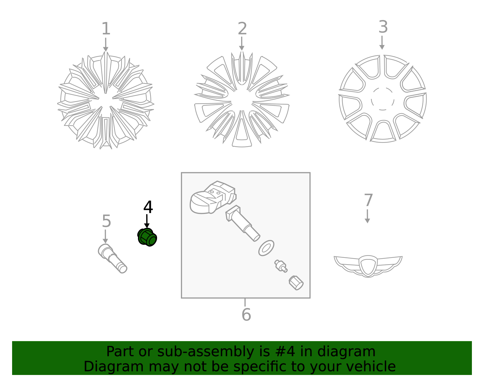 1990-2025 Hyundai Wheel Nut 52950-14140 | OEM Parts Online