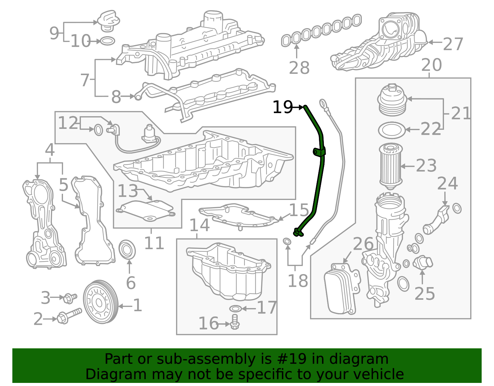 55591859 - 2016-2022 GM - Engine Oil Level Indicator Tube | My GM Part