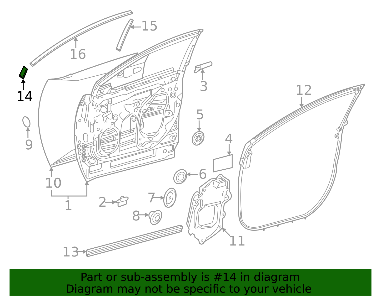 2023-2025 Toyota bZ4X Black Out Tape 75975-42030 | MotorMotor