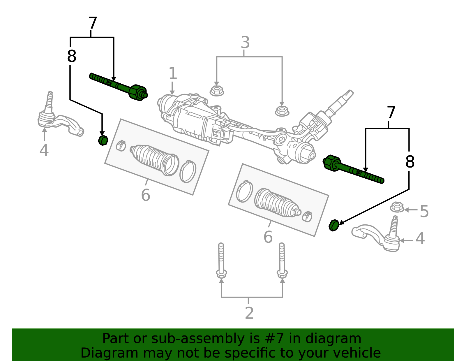 GM Steering Tie Rod End - Precision Steering Link - Part #22789023 ...