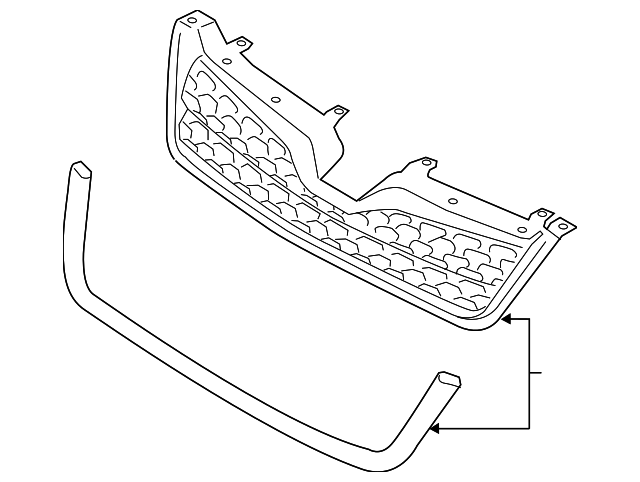 2017-2018 Subaru Forester Grille 91121SG280 | Subaru Parts Guys