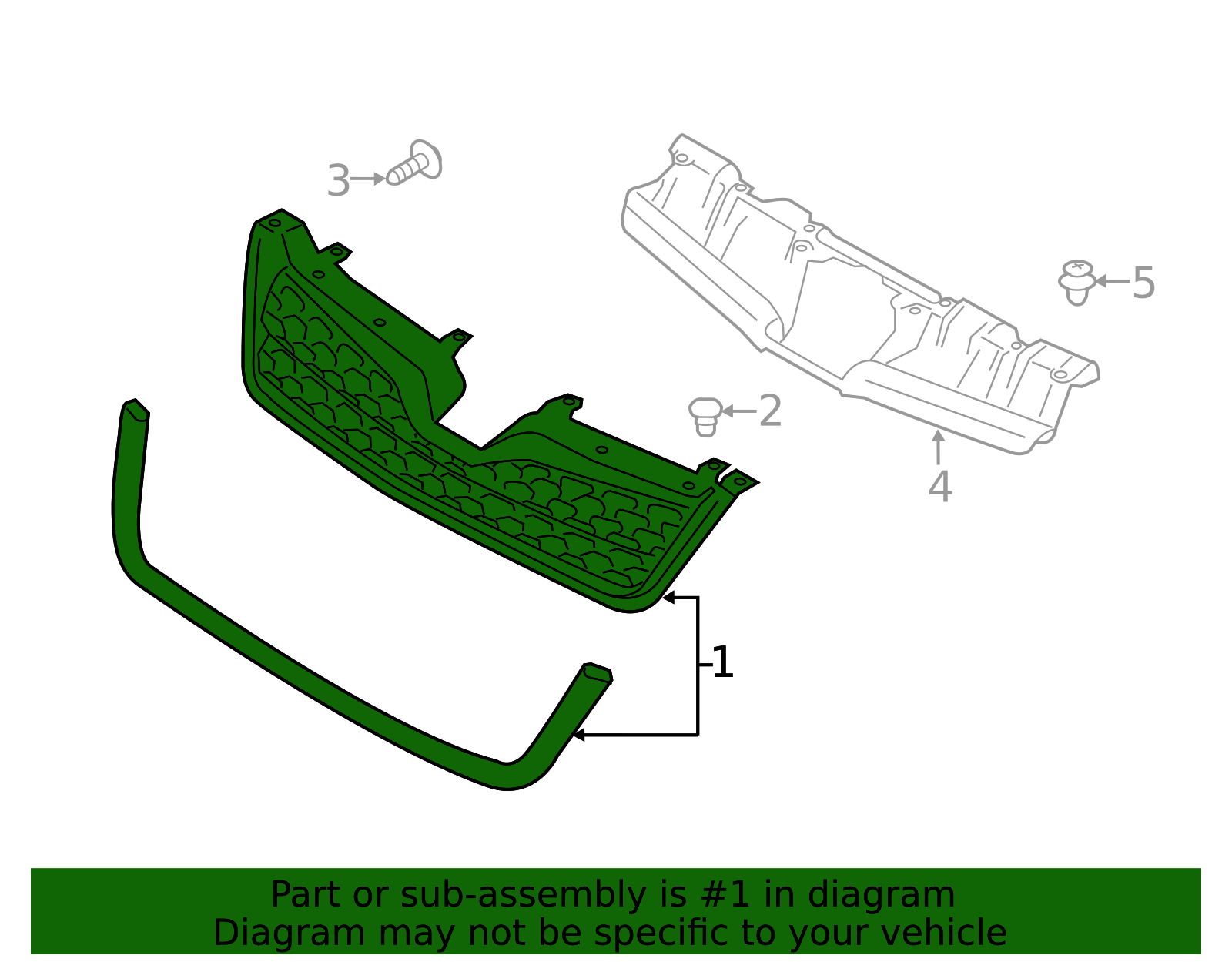 2017-2018 Subaru Forester Grille 91121SG280 | Subaru Parts Guys