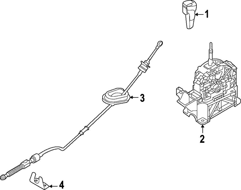 2020-2025 Nissan Sentra Control Cable 34935-6LE0A | Nissan Parts Central