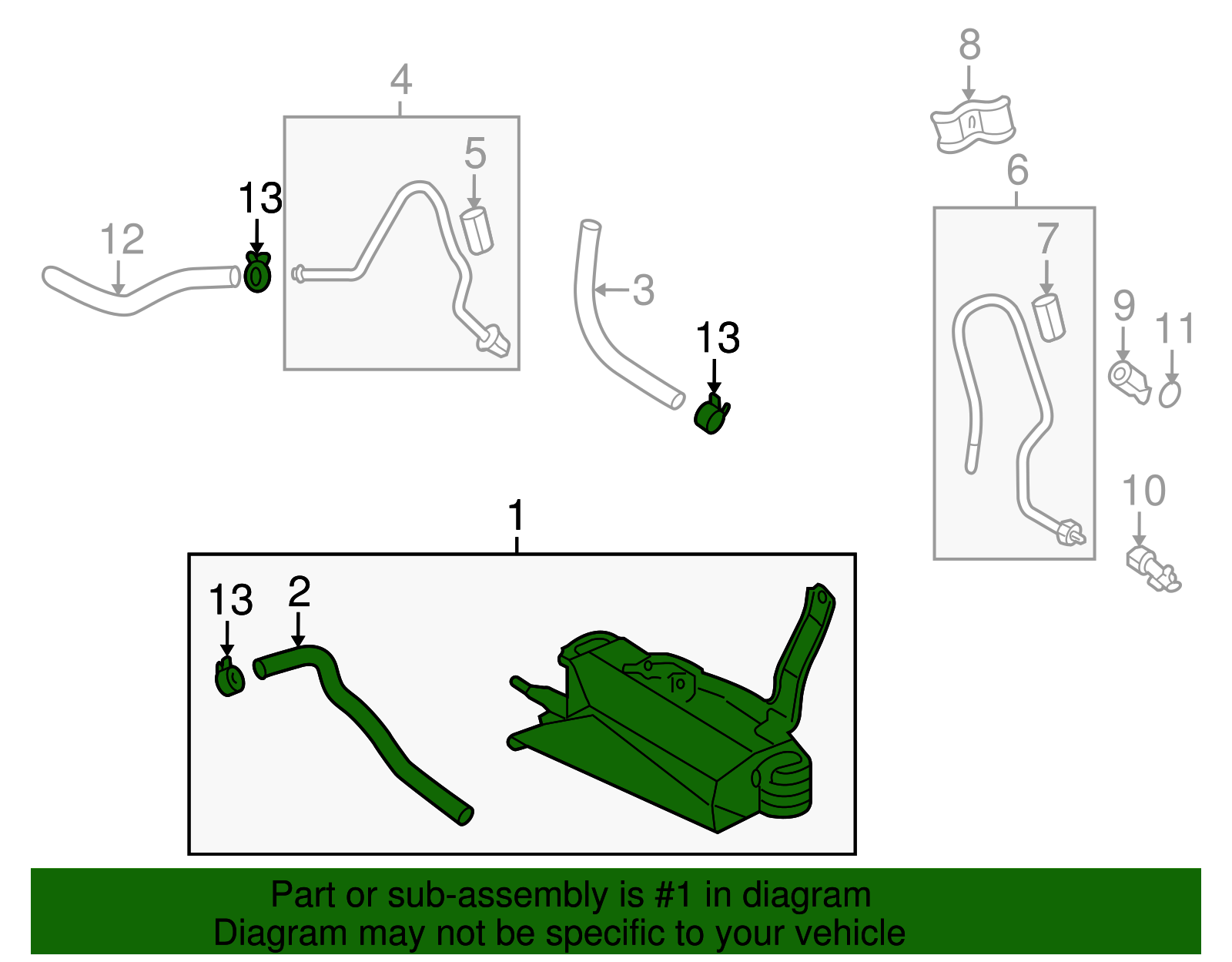 2011-2013 Toyota Highlander Oil Cooler 32920-0E040 | Toyota Parts Center