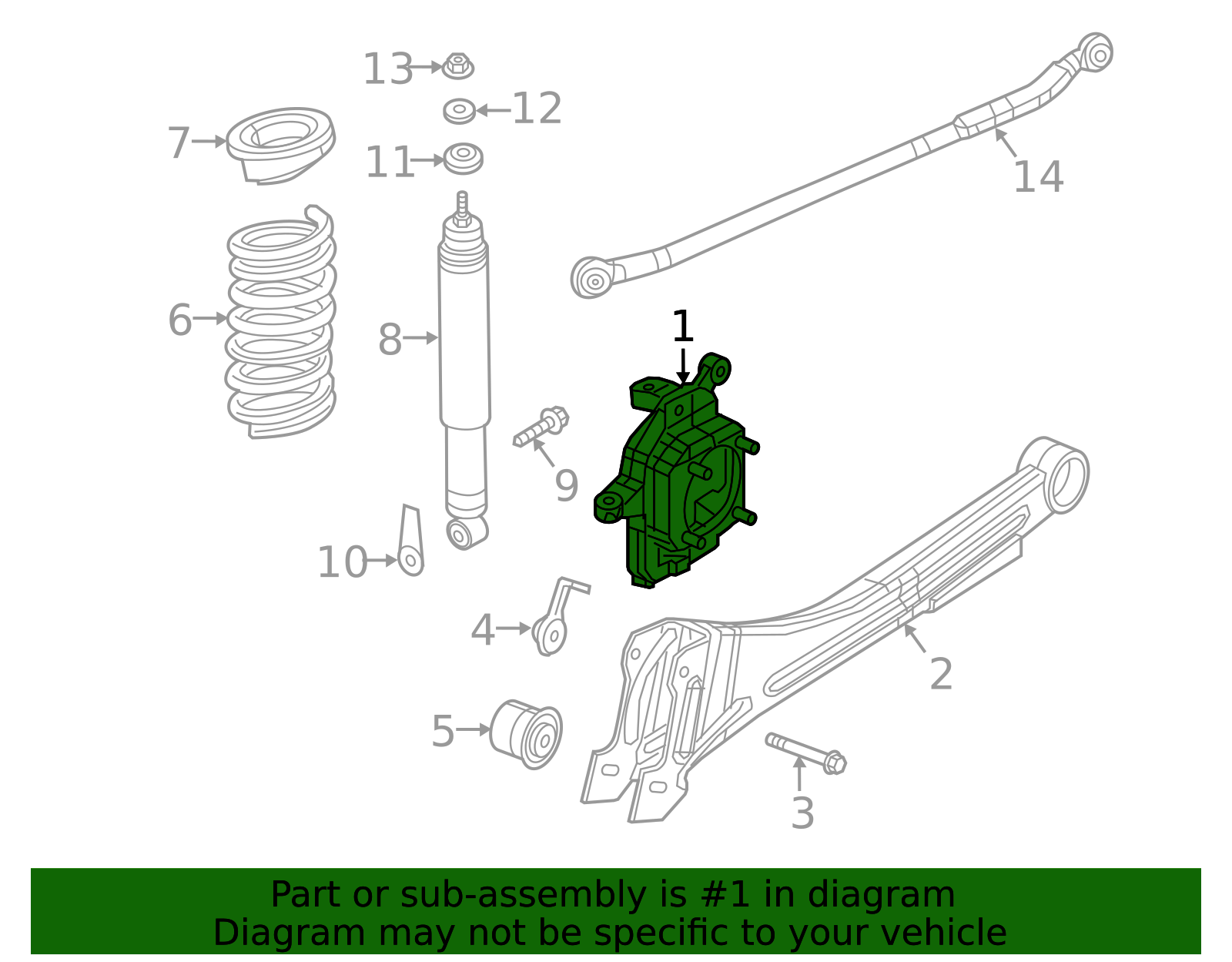 68449544AA - Front Knuckle Right - 2019-2020 Mopar | Mopar Parts Canada