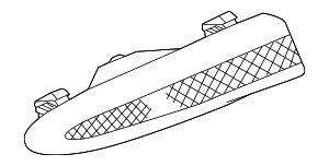2008-2009 Jaguar Side Reflector C2C35381 | OEM Euro Parts