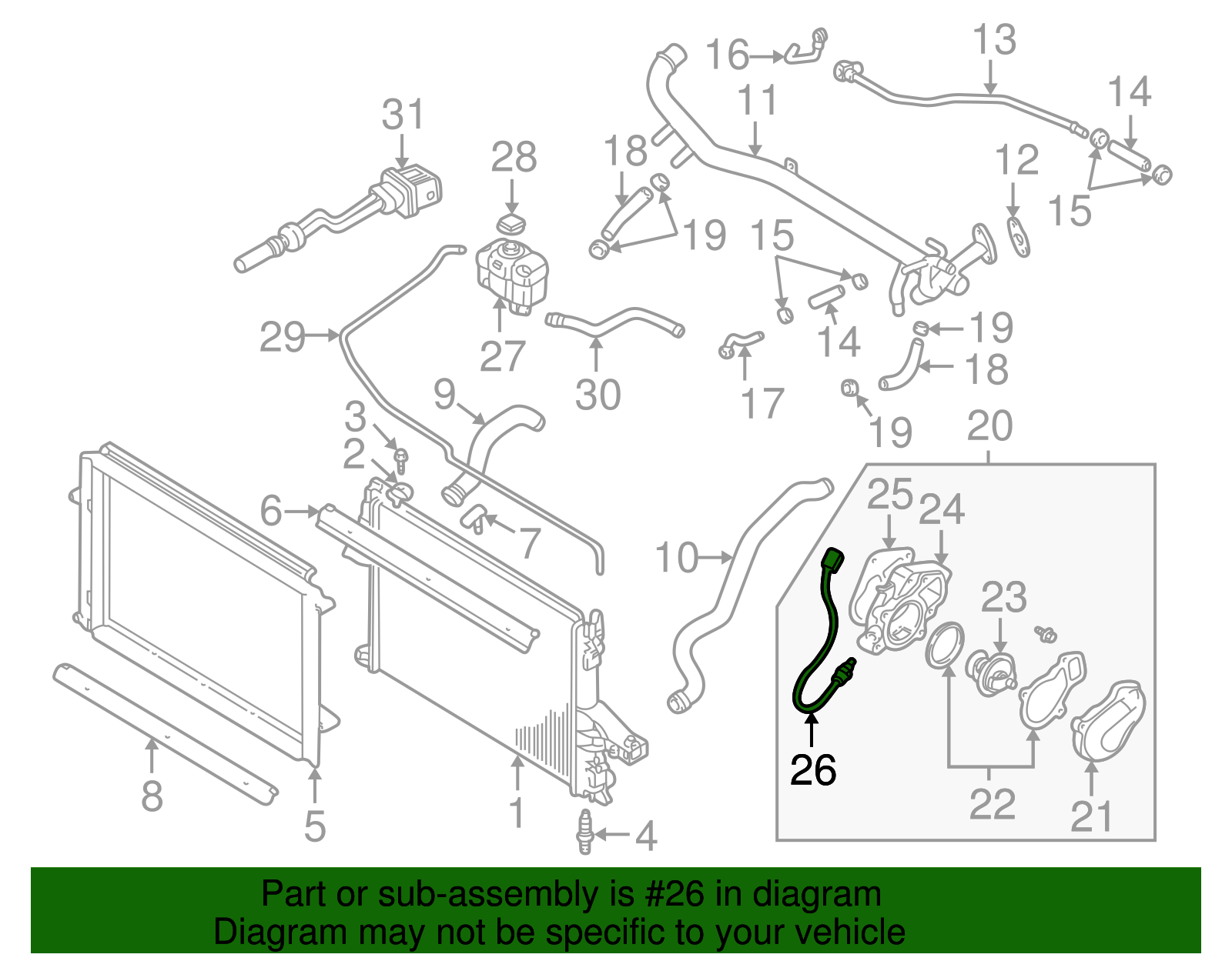 8627679 - Coolant Temp Sensor - 2001-2005 Volvo | Volvo OEM Parts Direct