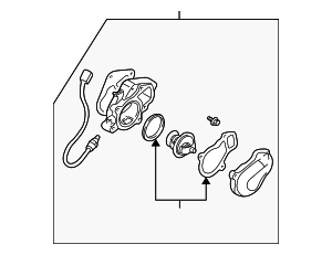 8636779 - Thermostat Unit - 1999-2005 Volvo | Volvo OEM Parts Direct