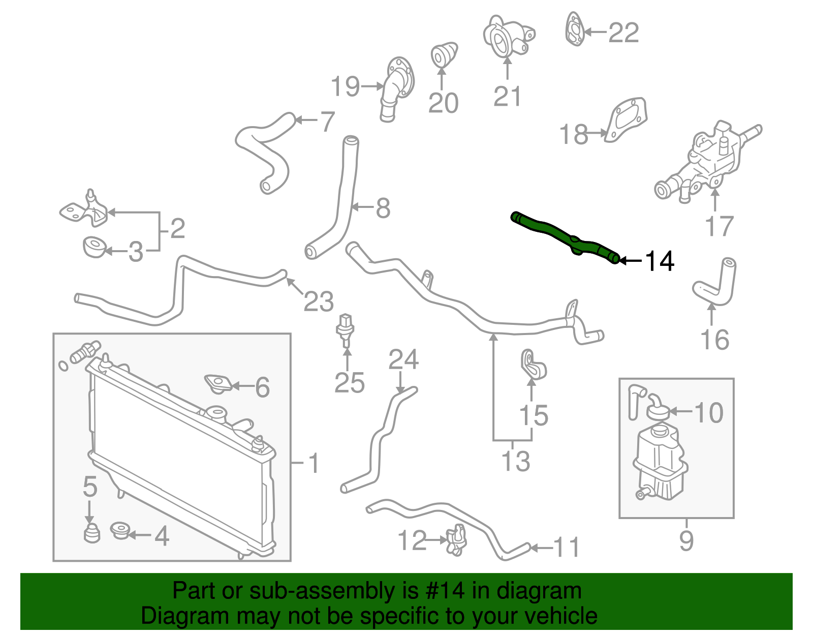 FSM3-15-270A - 1993-2003 Mazda - By-Pass Pipe | Mazda Part Direct