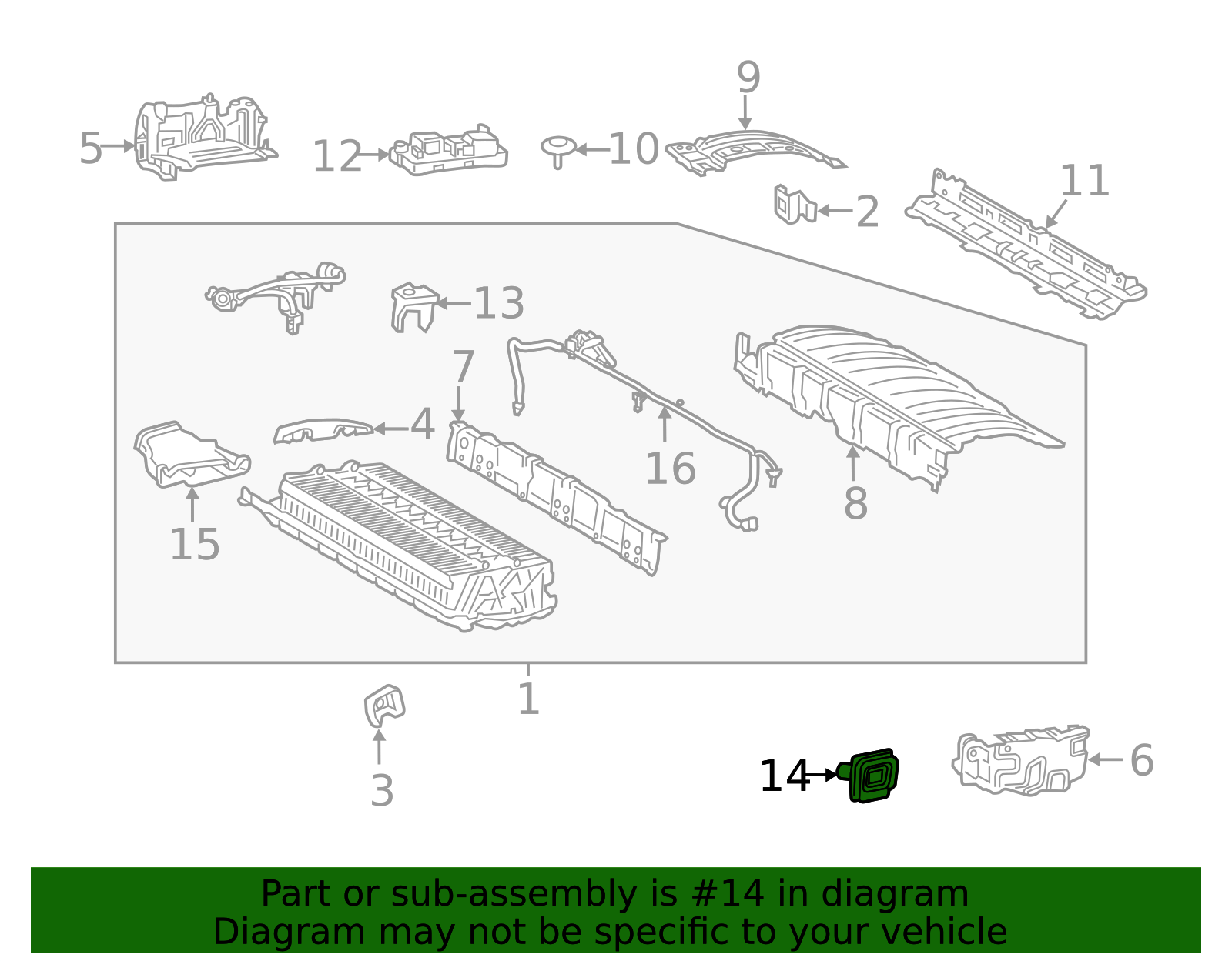 2017-2025 Toyota Sensor 89892-33040 | Toyota Parts Center