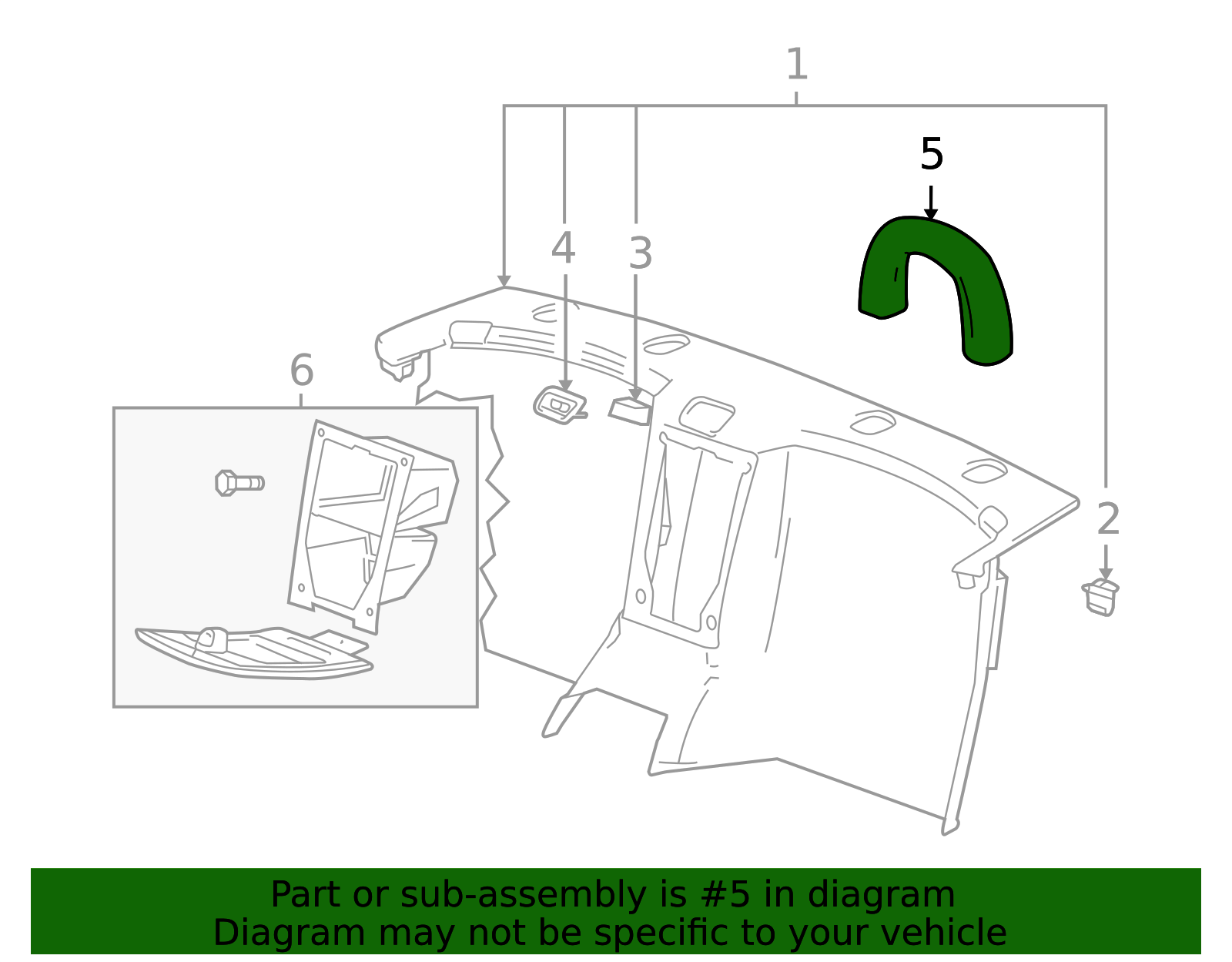 15934400 - Roll Bar 2007-2008 Cadillac XLR | GM Parts Center