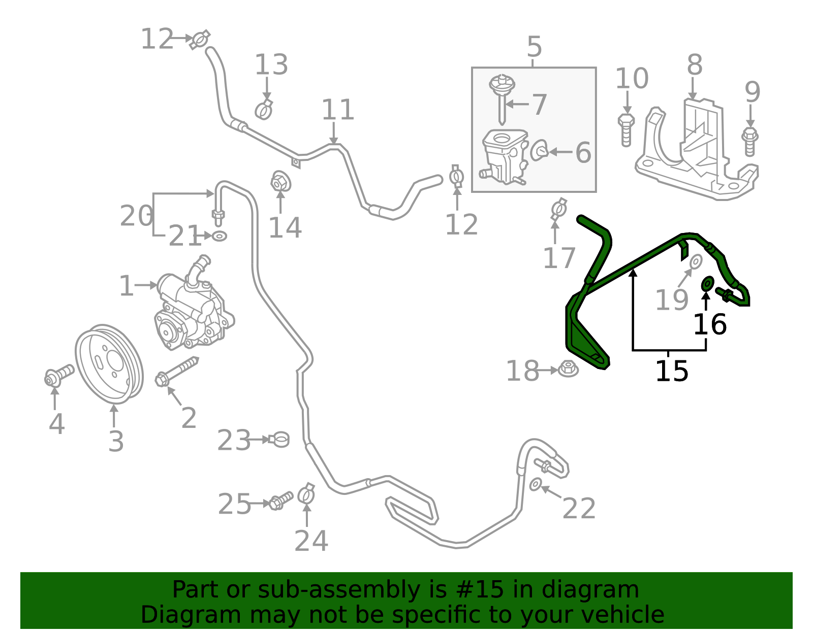 5C0-422-891-L - Volkswagen Hose Retail Performance Auto Parts