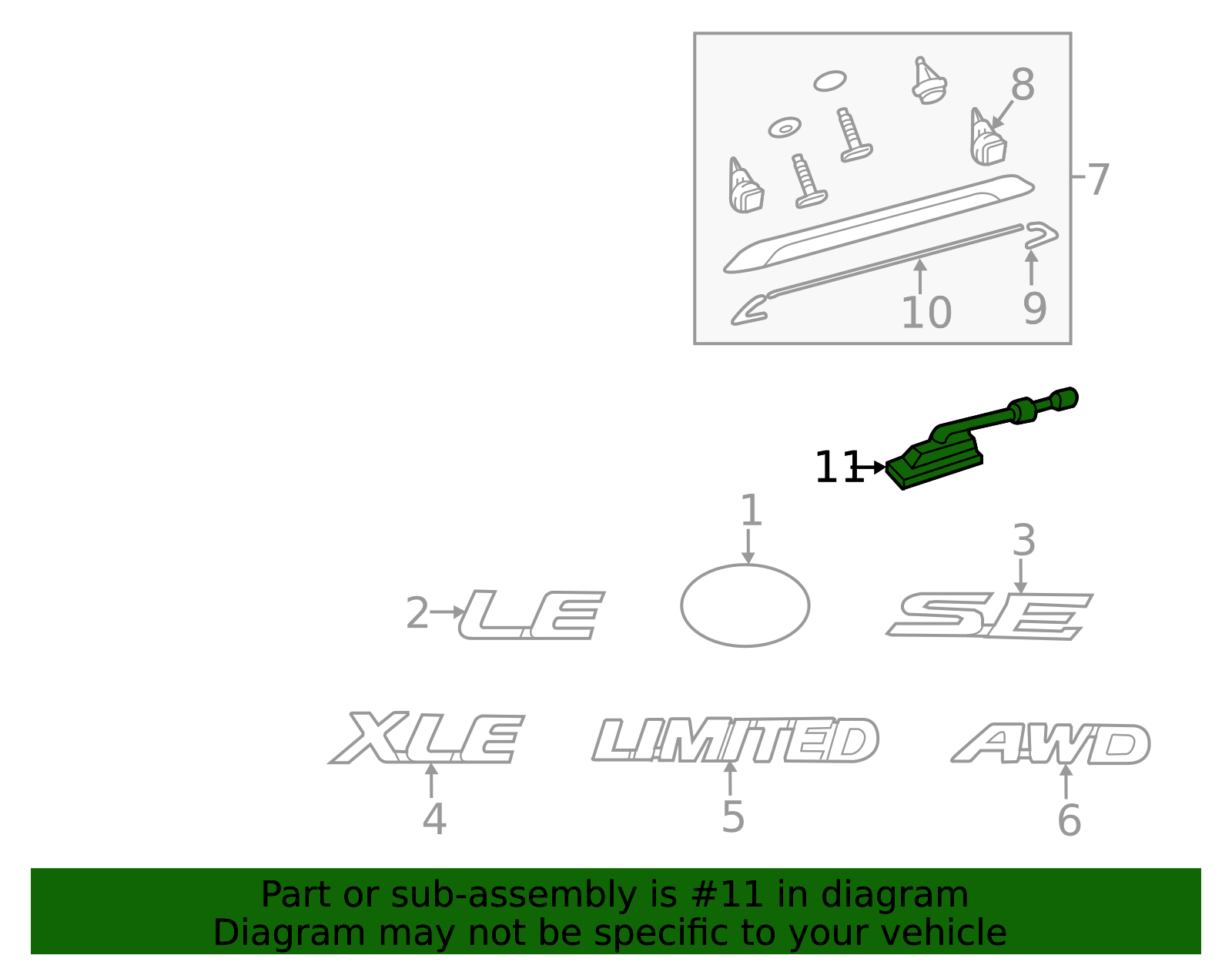 84840-0T010 - 2009-2020 Toyota - Switch | Toyota Parts Delivered