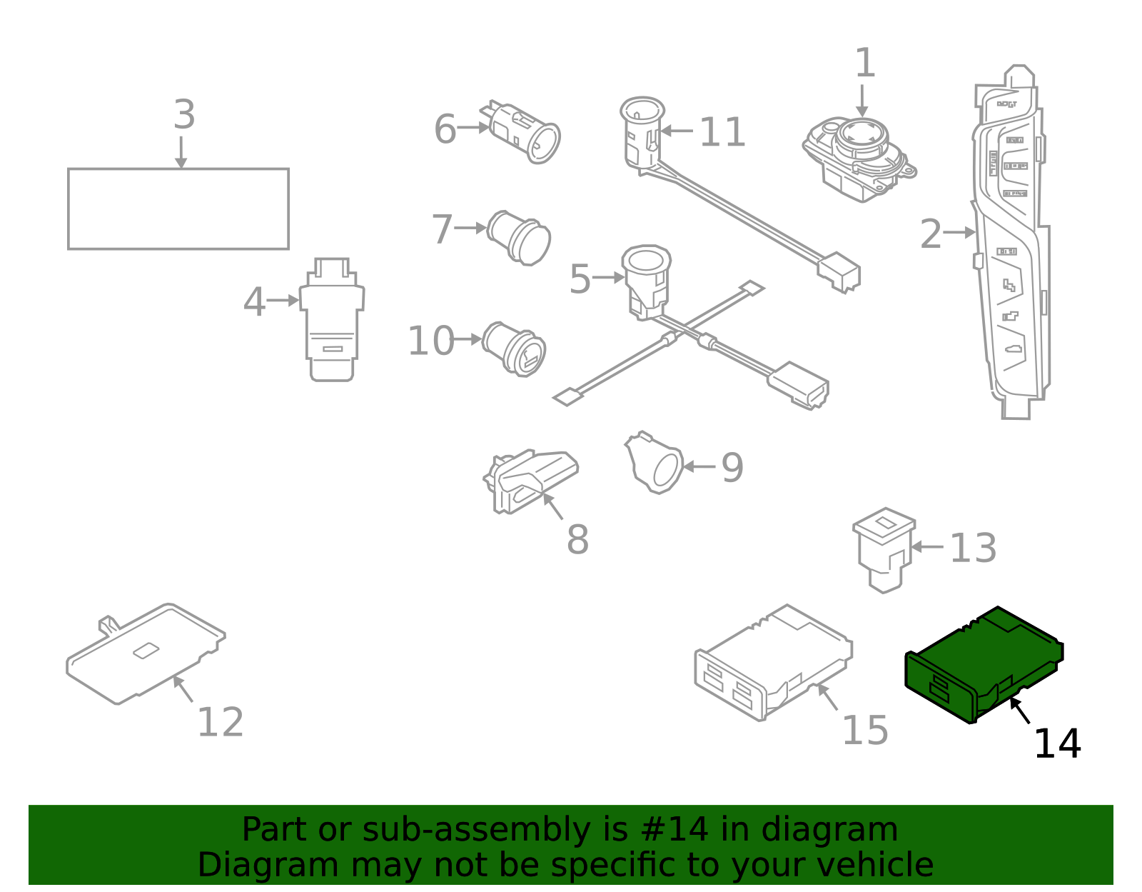 84-10-8-711-939 - 2020-2023 BMW - USB Port | BMWPartsHub