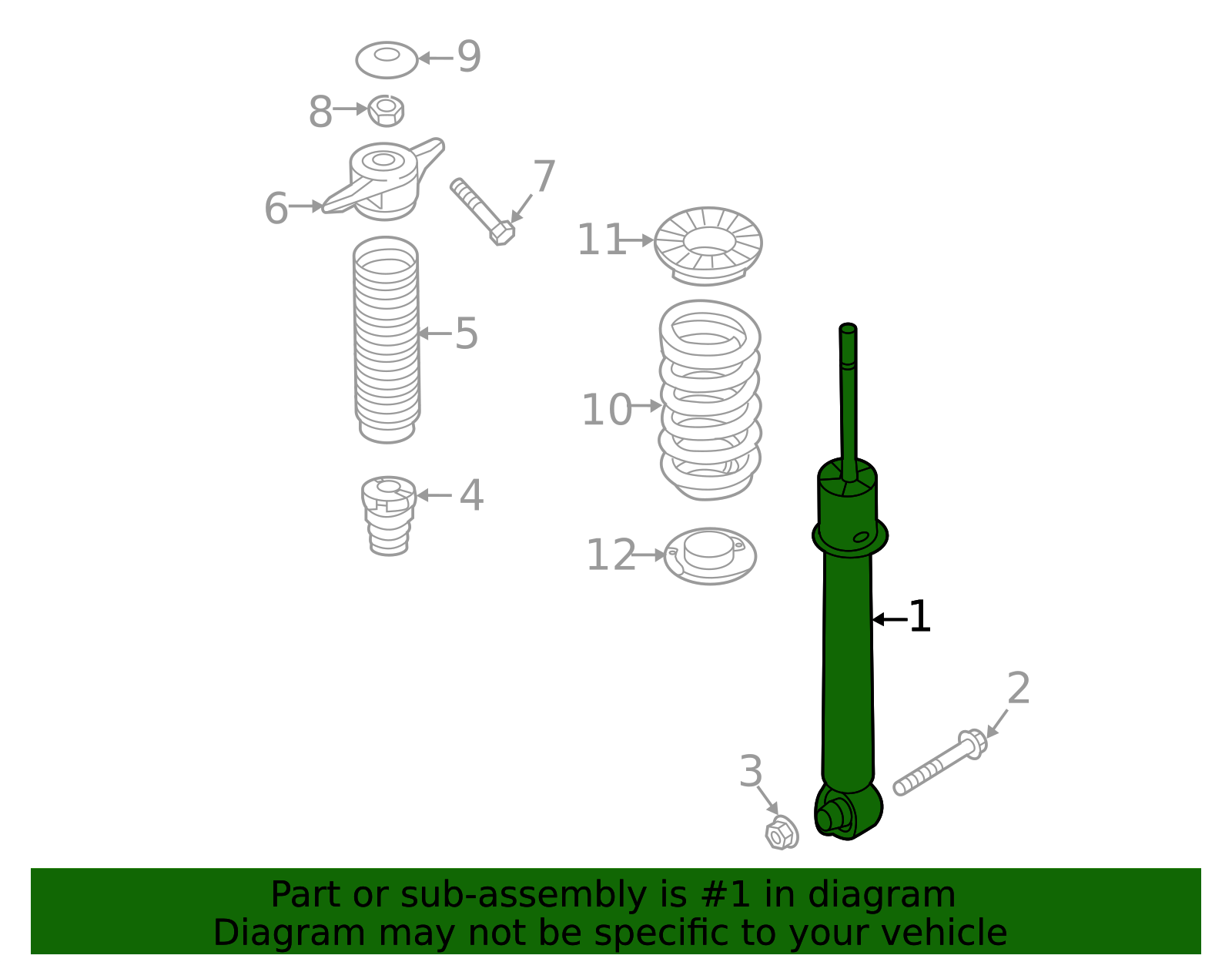 55307-R5500 - Shock 2021-2023 Kia Sorento | Kia.Parts Store