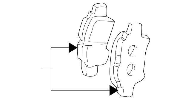 2004-2006 Scion Brake Pads 04465-52210 | Toyota Parts Center