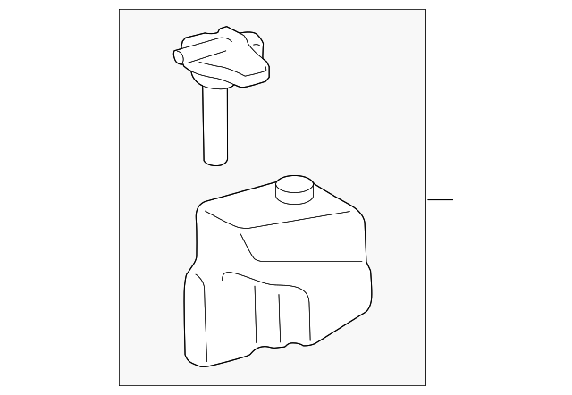 2007-2011 Toyota Camry Reservoir Assembly 16470-0P020 | Toyota San ...