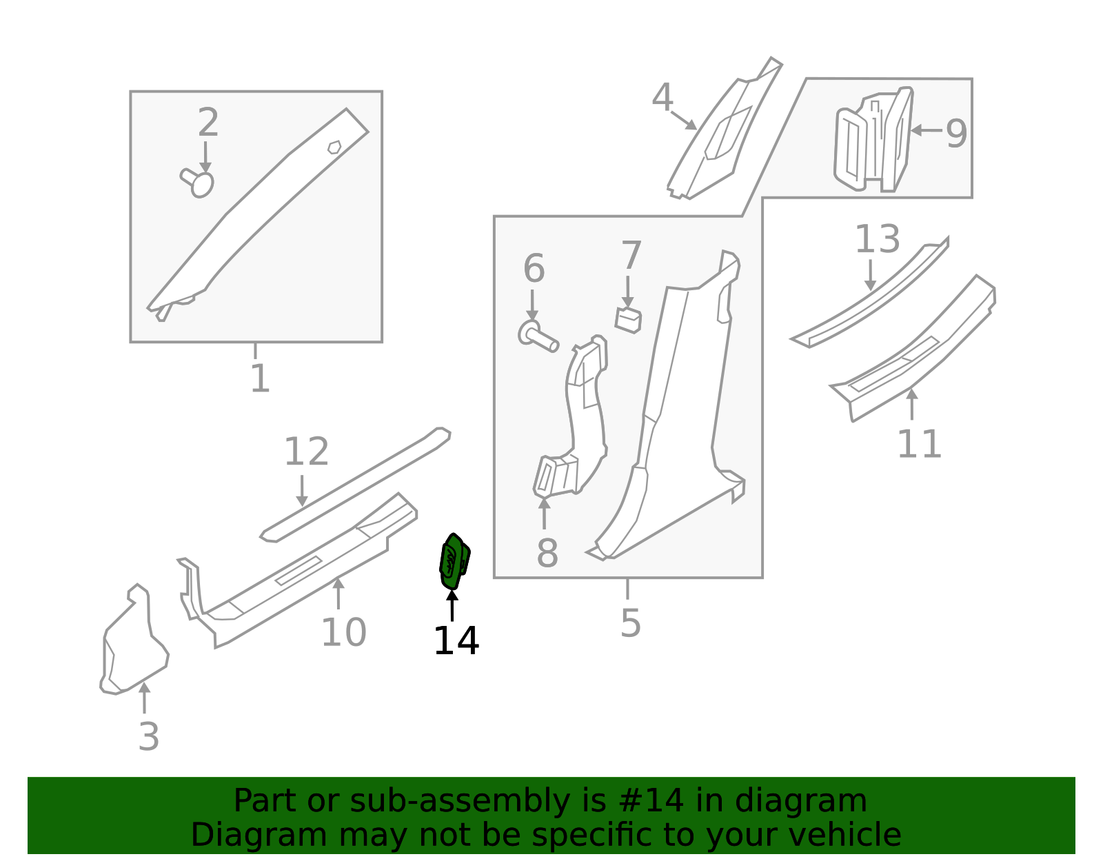 97070-3T000BNH - Grommet 2015-2017 Kia K900 | Kia.Parts Store