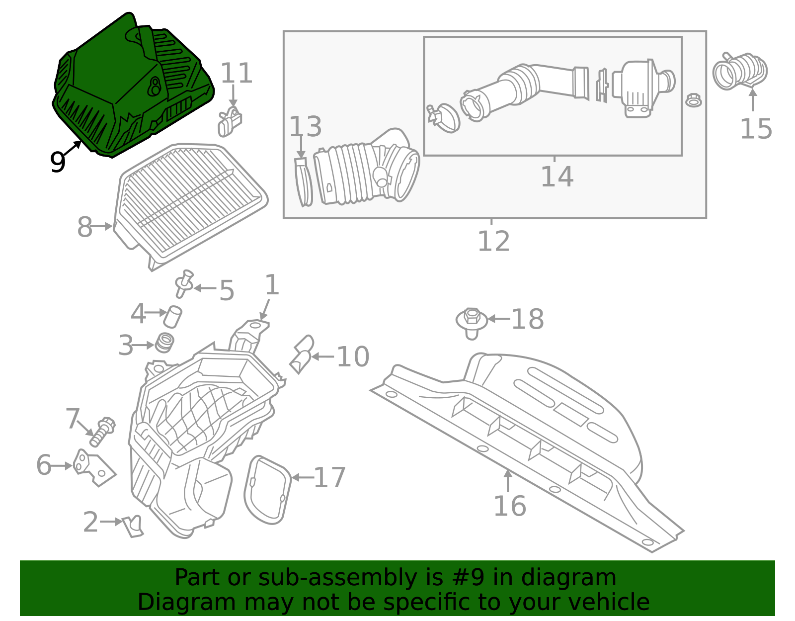 2013-2016 Hyundai Genesis Coupe Top Cover 28111-2M300 | OEM Parts Online