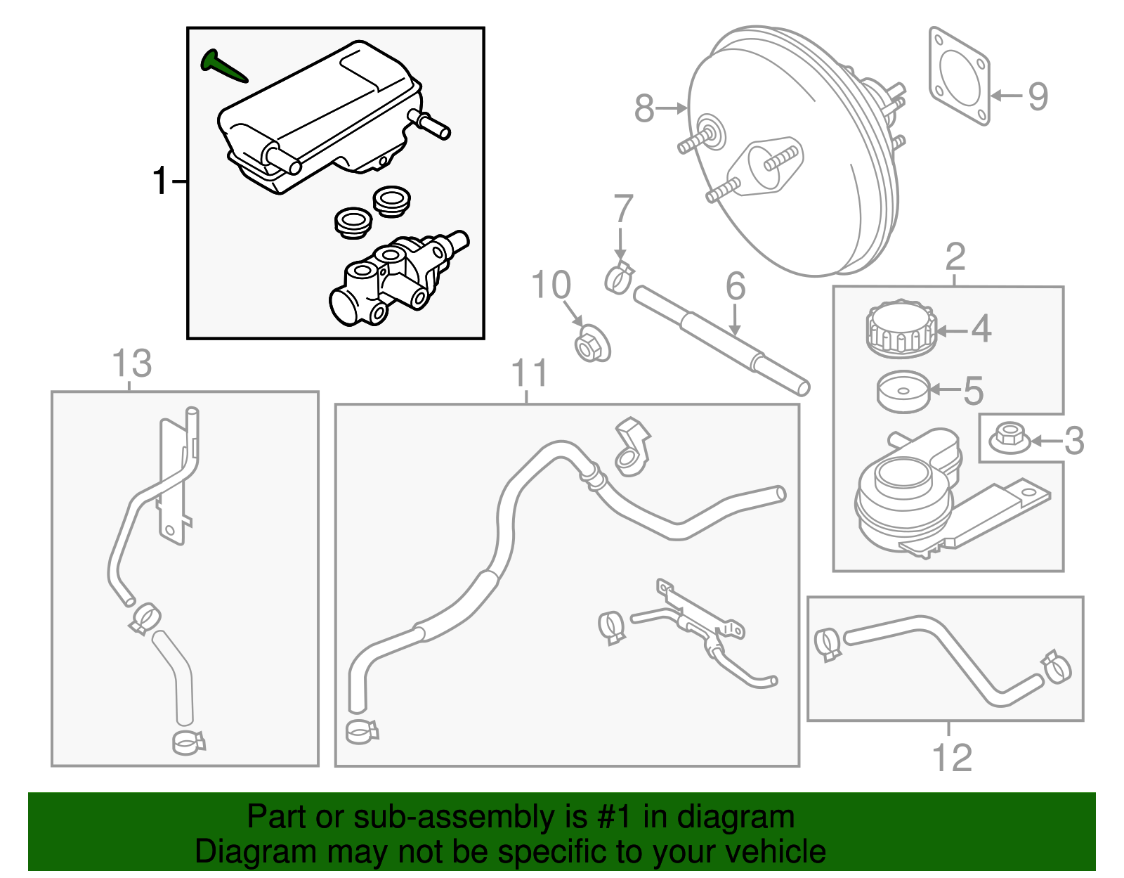 DFY4-43-40Z - Master Cylinder 2011-2014 Mazda 2 | Florida Mazda Parts