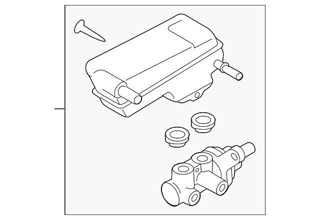 DFY4-43-40Z - Master Cylinder 2011-2014 Mazda 2 | Florida Mazda Parts