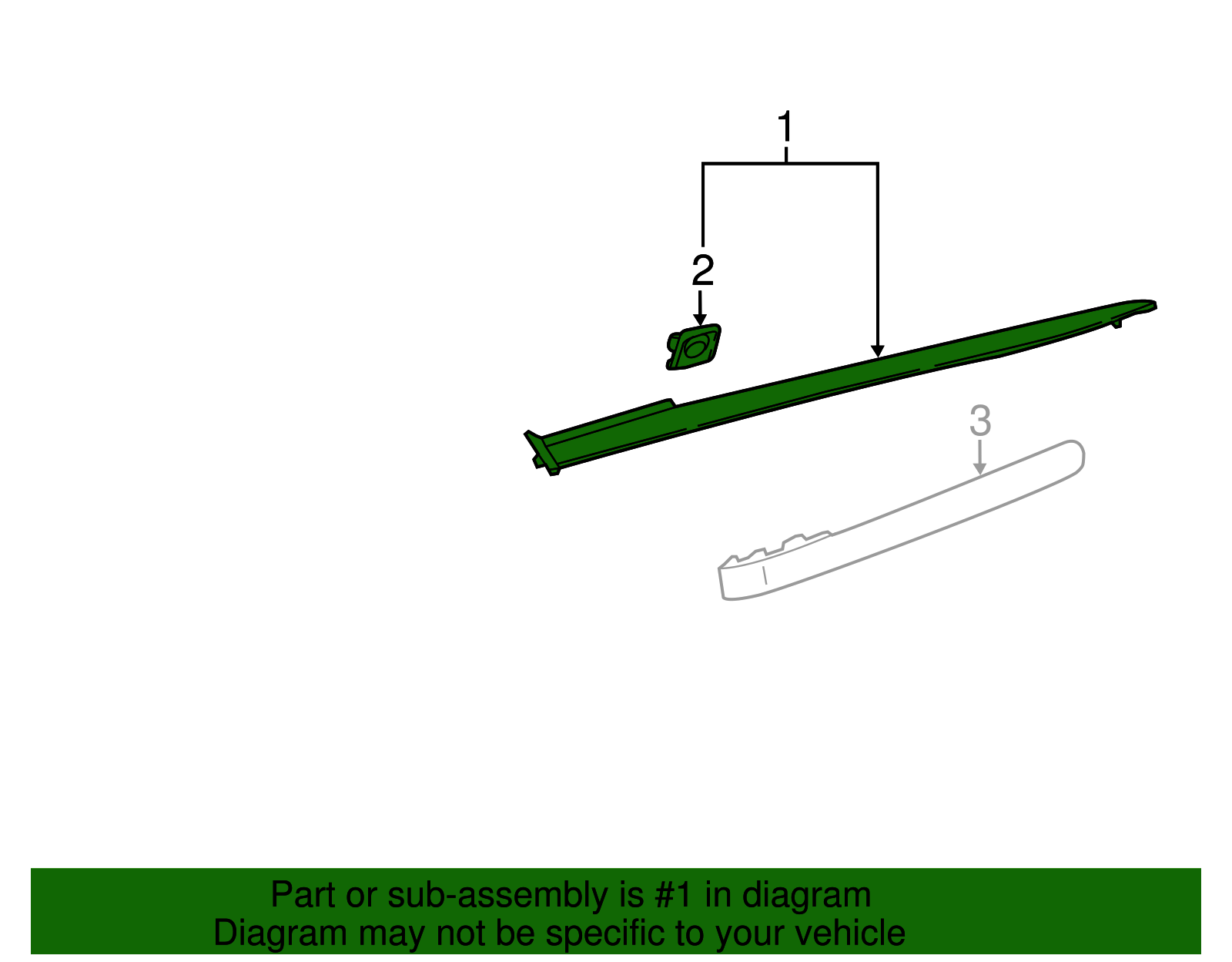 87860-J5100 - Trim Molding 2018-2023 Kia Stinger | Kia.Parts Store