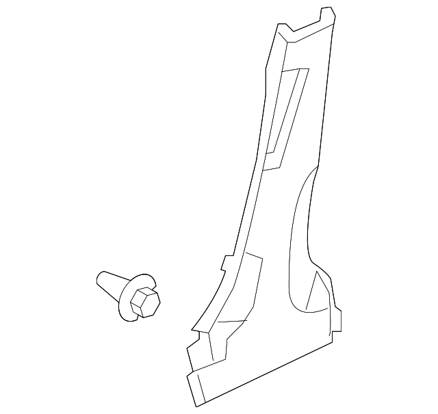 84121-SNA-A01ZG - 2009-2011 Honda Civic - Garnish Assembly R Center ...