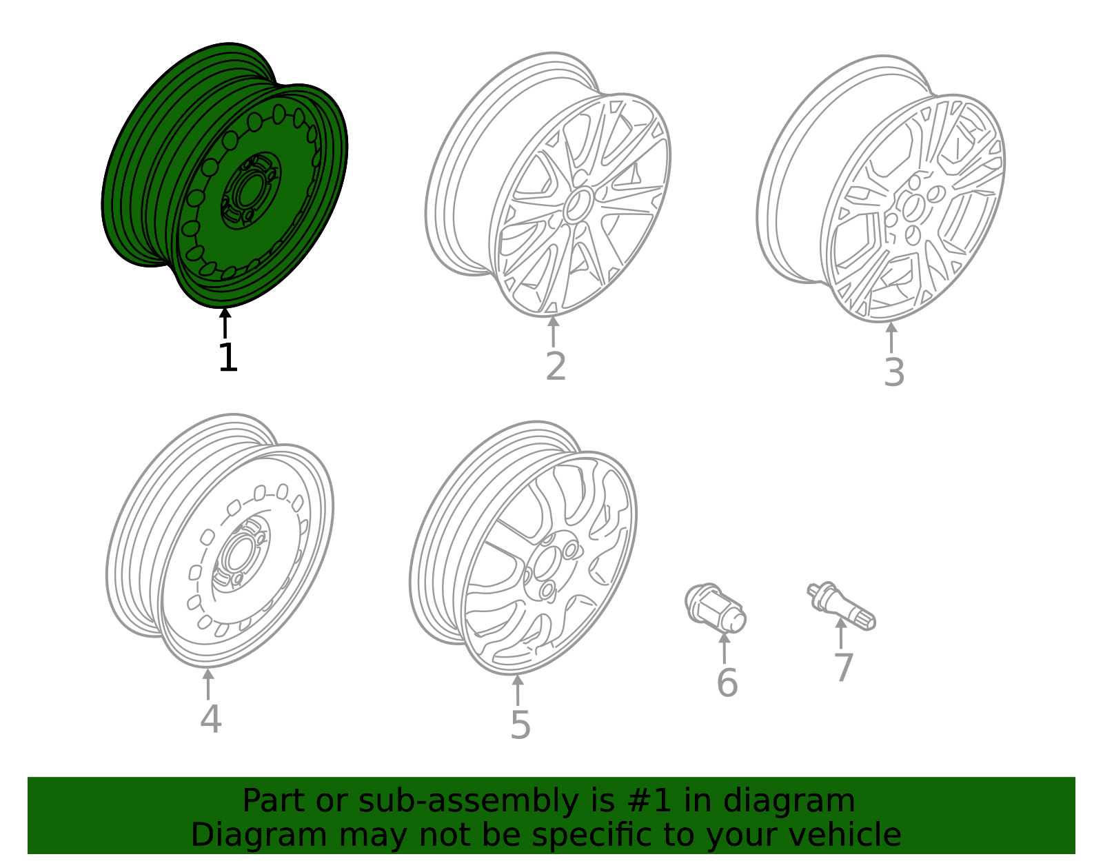 9S4Z-1007-C - 2004-2019 Ford - Wheel, Steel | Ford OEM Parts Outlet