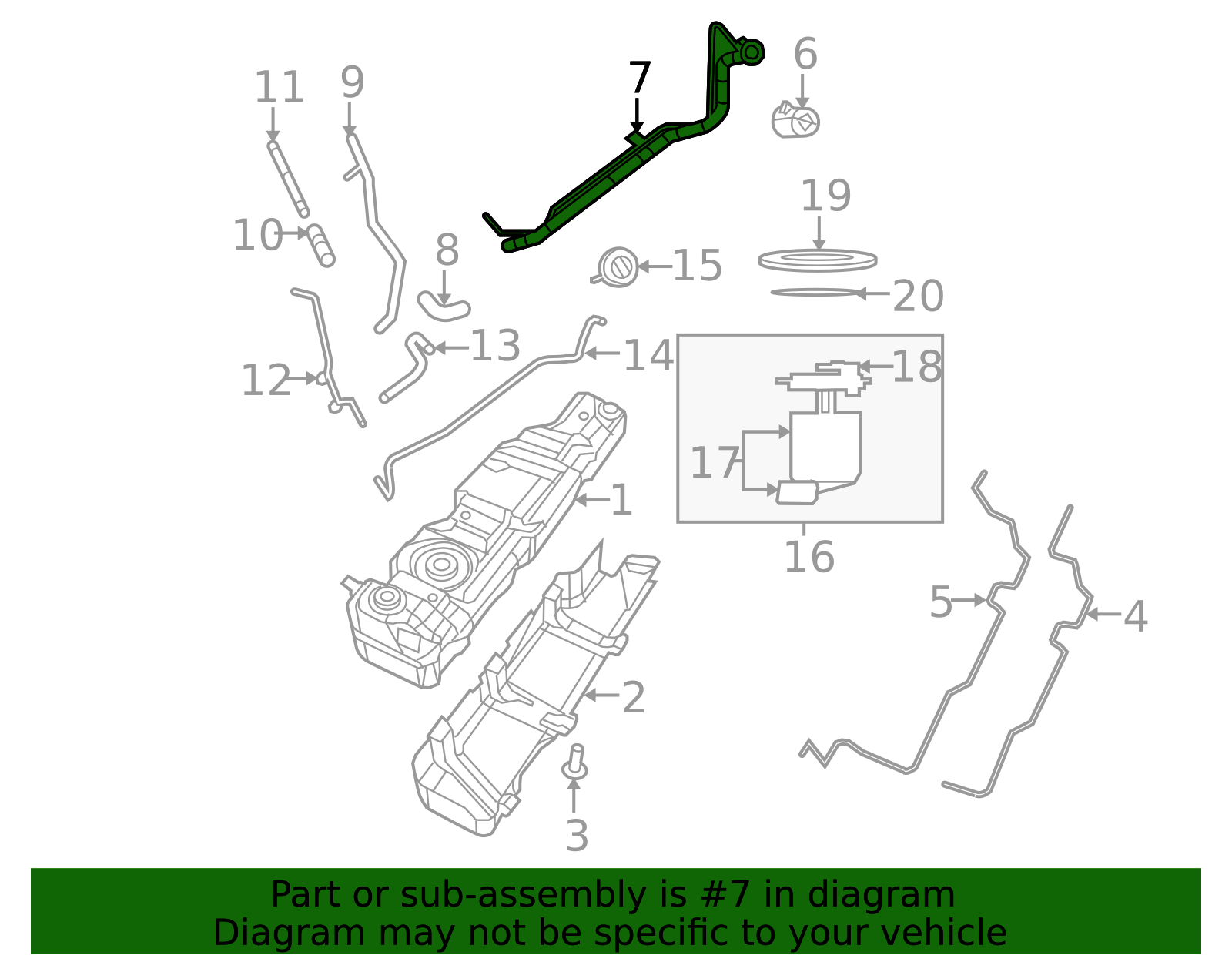 Fuel Tank Filler Neck 68518556AA | Mopar Parts Canada