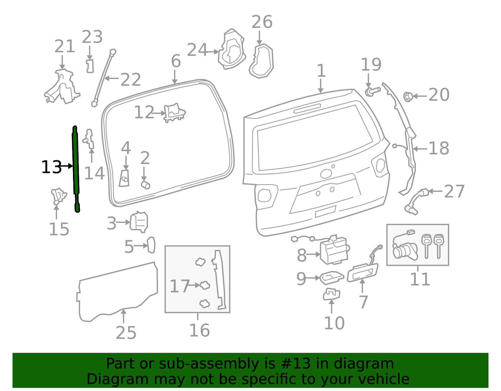 68907-0C050 - High-Quality Liftgate Lift Support for 2008-2022 Toyota ...