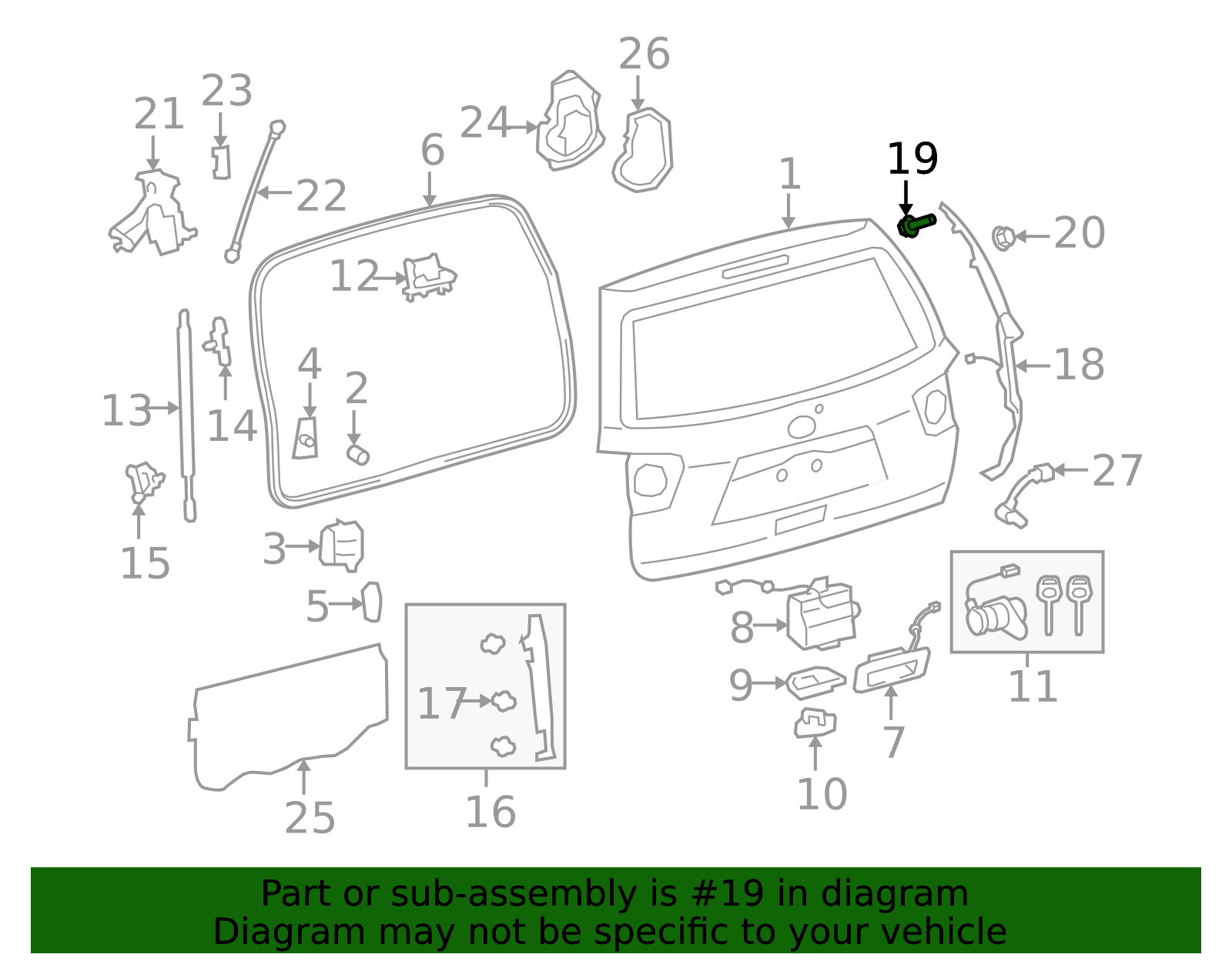 Genuine Official Toyota Pinch Sensor Screw part# 90159-50389 for 2008 ...