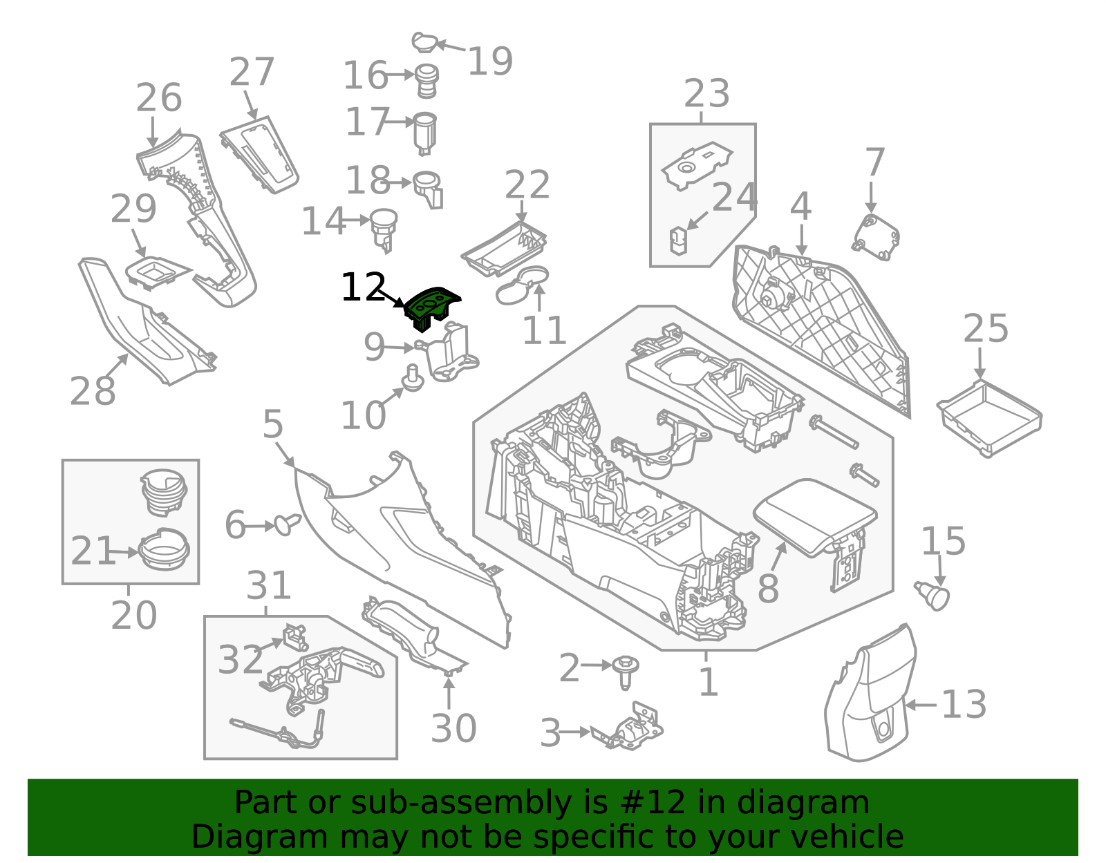 2012-2014 Ford Focus | Motorcraft™ Seat Heater Switch | SW-7314 | Walls ...