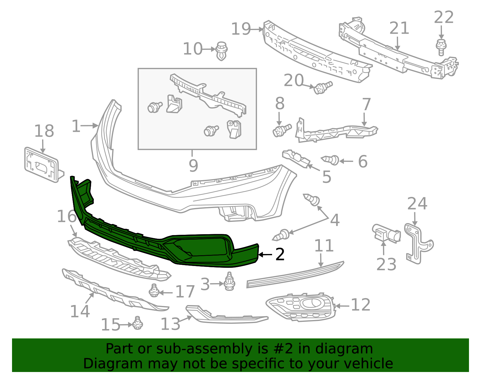 Bumper Cover 04712-TP6-A90 | Honda Factory Parts