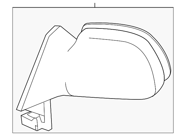 87940-02380 - Toyota Mirror Assembly 2003-2008 Toyota Corolla ...