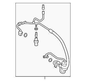 J2GZ-19972-A - Hose & Tube Assembly 2015-2018 Ford Edge | Big 3 Auto Parts